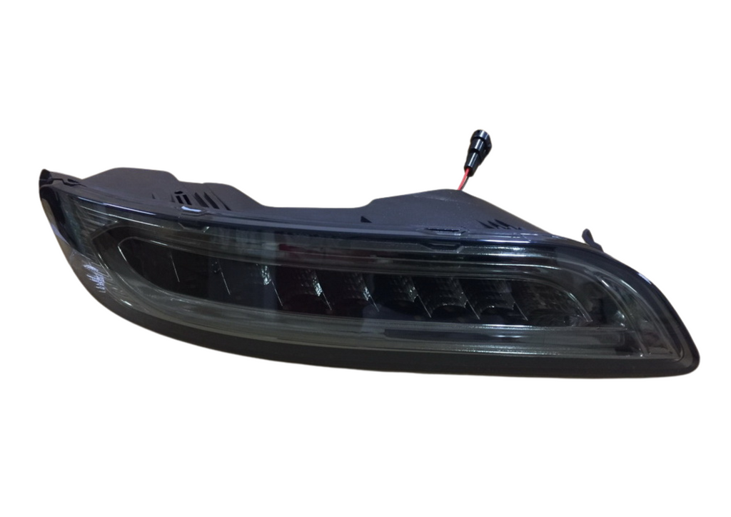 LED DRL Front Turn Signal & Fog Lights Indicator Clear Black Smoked Fo ...