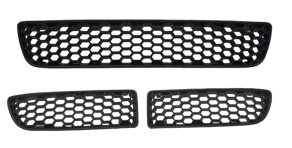 Front Bumper Lower Side Grills & Center Grille For VW Jetta Bora MK4 9 ...